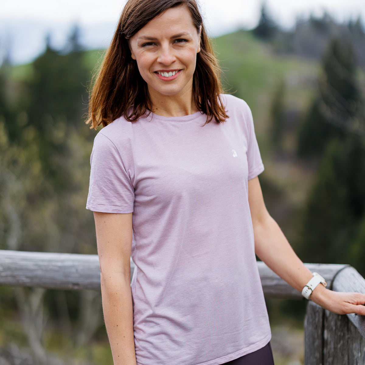 Flow Merino Tee - Dawn – Alpine Nation Outdoor Clothing