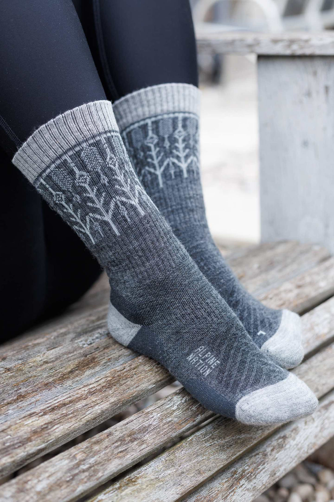 Abisko Merino Socks - Nightfall – Alpine Nation Outdoor Clothing